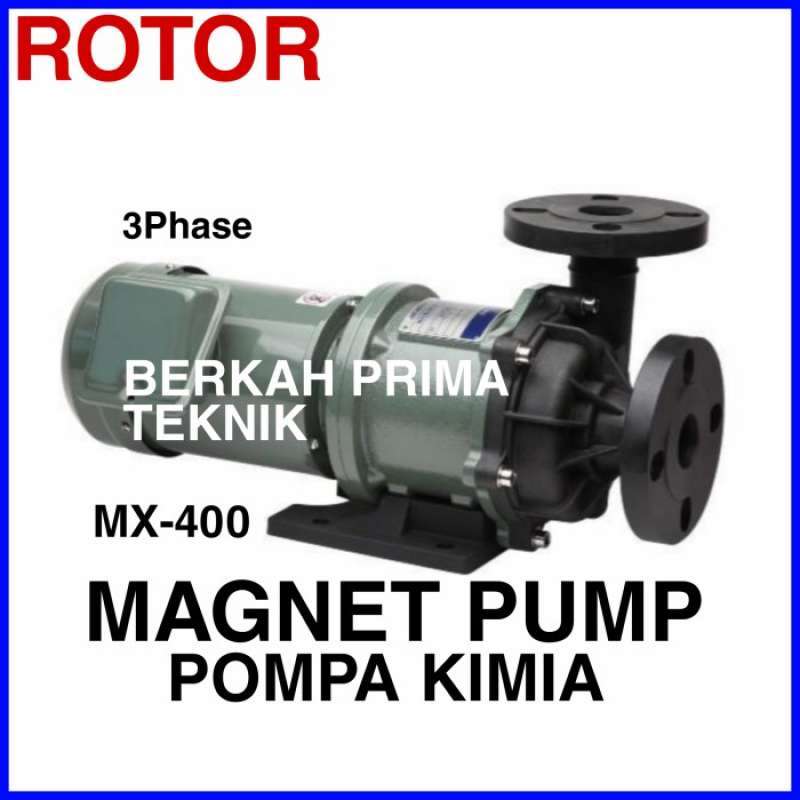 Promo Magnet pump Pompa kimia Magnet Drive Chemical pump ROTOR MX-400 ...