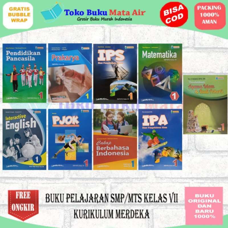 Promo Buku Teks Pelajaran Smp/mts Kelas Vii Kurikulum Merdeka ...