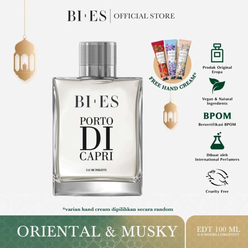 Promo BIES Porto di Capri Parfum Pria - 100 ML EDT Diskon 23% di Seller ...