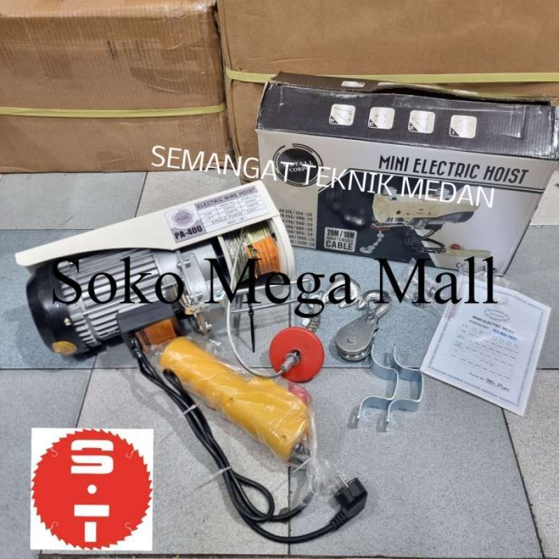 Promo Berkualitas MINI ELECTRIC CHAIN HOIST KATROL LISTRIK SLING 200 / ...