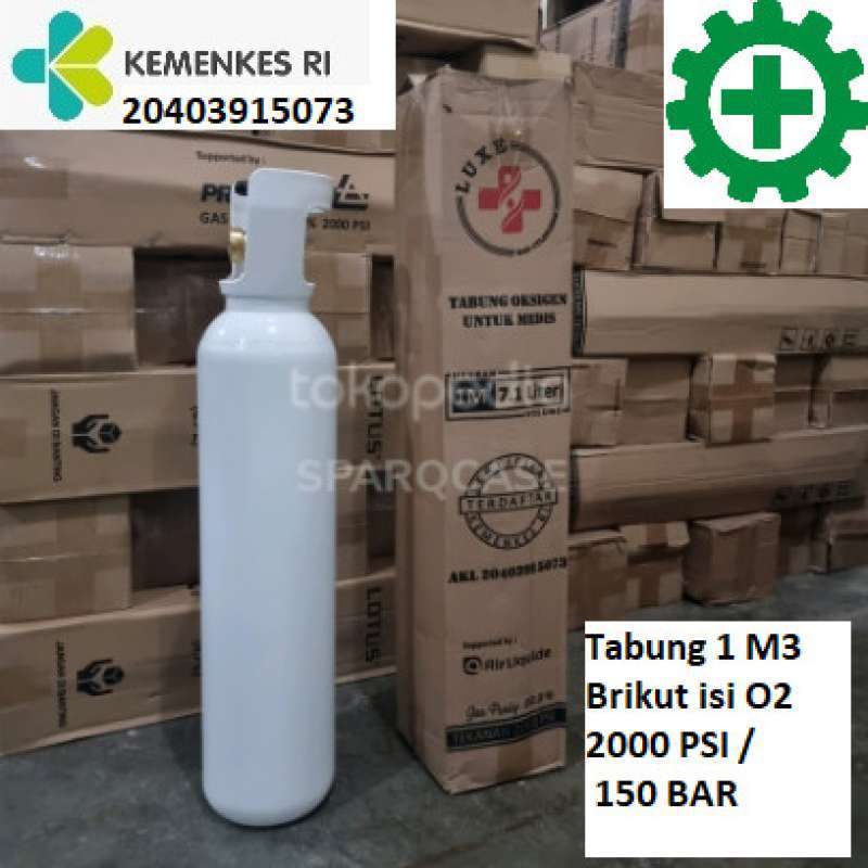 Promo Tabung 1M3 Isi Oksigen O2 - Oxygen Cylinder Only Diskon 17% di ...