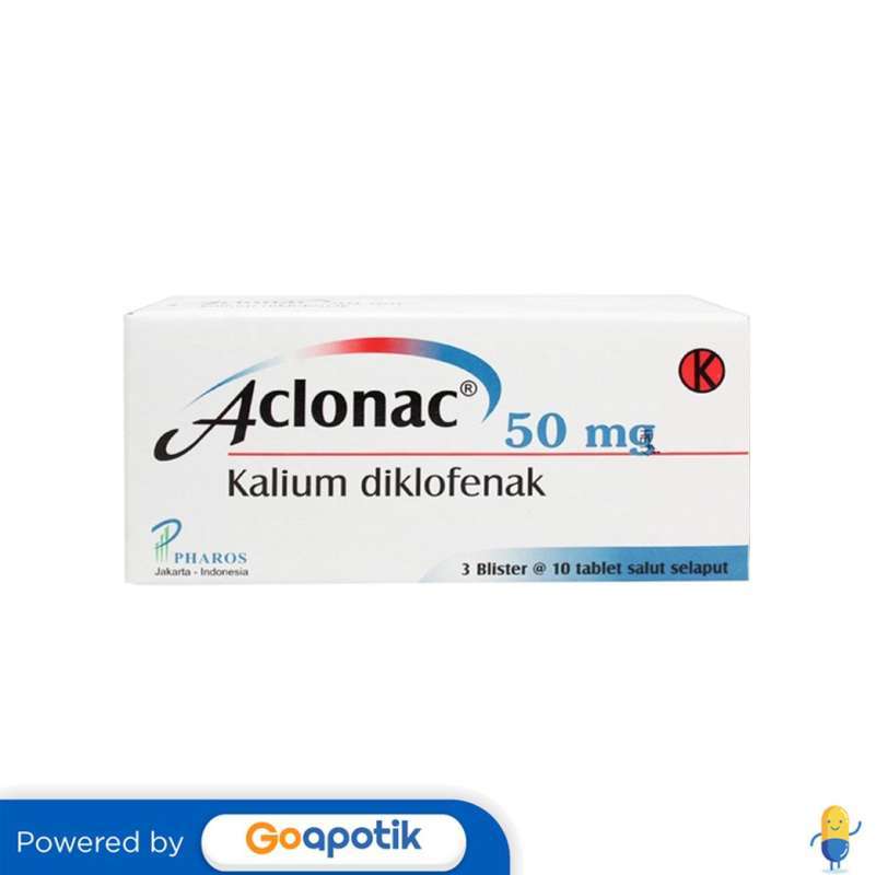 Jual Aclonac 50 Mg Box 30 Tablet Di Seller Apotek Potenza - Selong ...