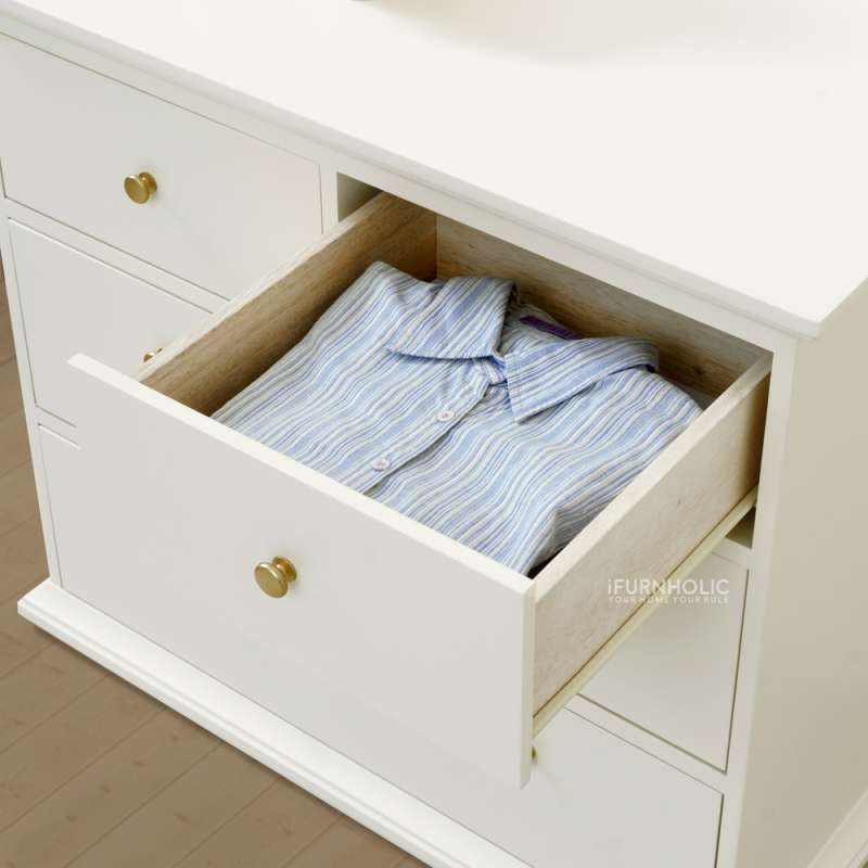 Promo Ifurnholic Kamila 4 Drawers | Lemari Laci Kayu Minimalis Klasik ...