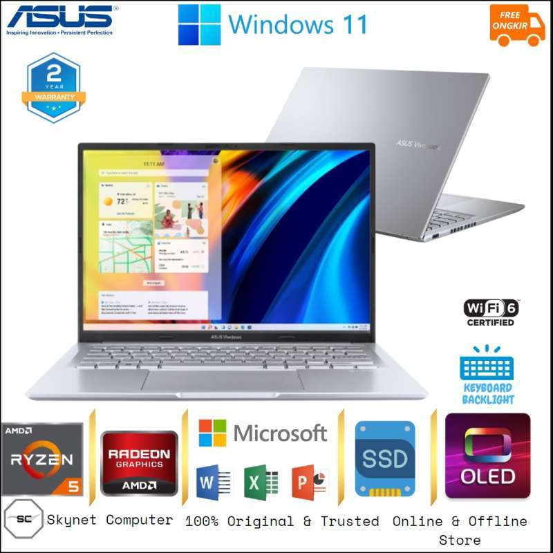 Promo ASUS VIVOBOOK 14X OLED M1403QA AMD RYZEN 5 5600H RAM24GB SSD512GB ...