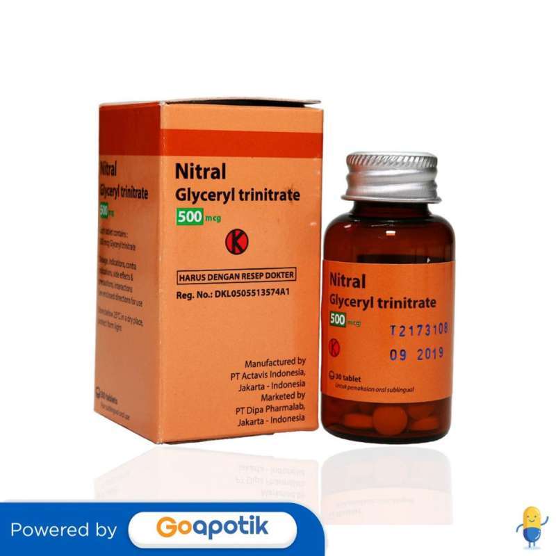 Jual Nitral 500 Mcg Botol 30 Tablet Di Seller Apotek Hdn - Painan ...