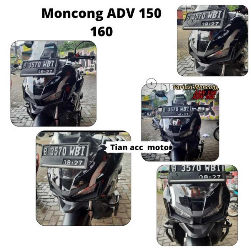 Promo Variasi Moncong Honda Adv 150 160 Winglet Honda Adv 160 150 Diskon 23% Di Seller Angela ...