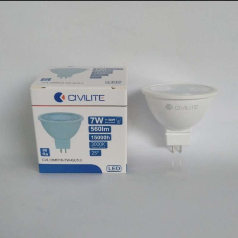 Jual Bohlam Civilite Mr16 Gu5.3 Gu.10 Gu10 Led 5w 7w 5watt 7watt E27 ...