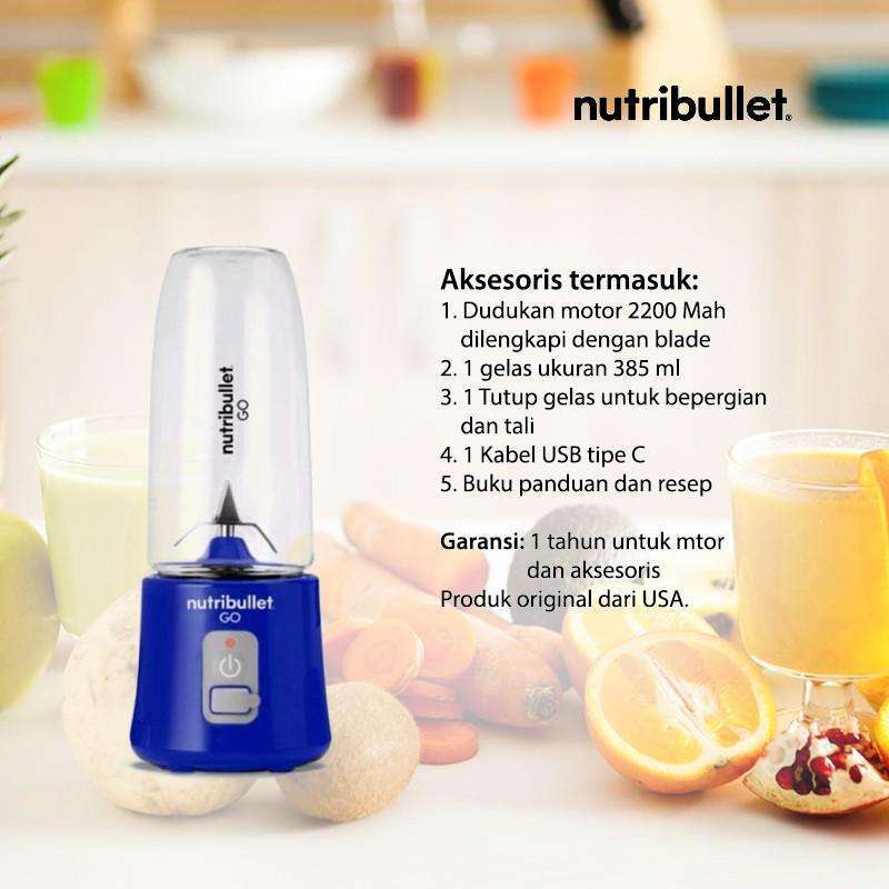 Jual Nutribullet Go Blue Blender Portable di Seller Memory Elektronik - Memory Elektronik (Big ...