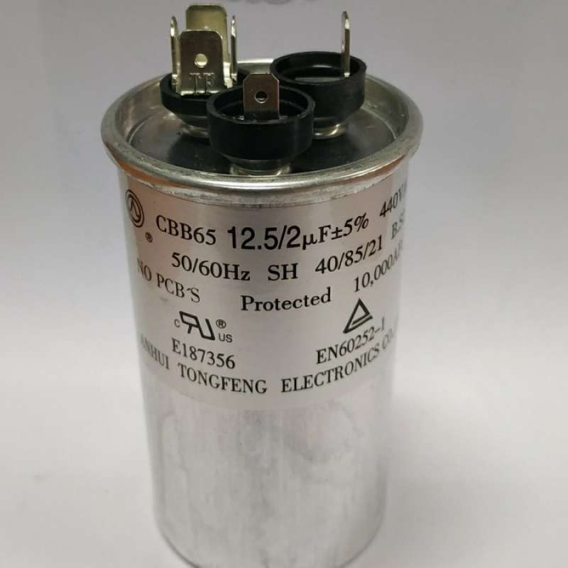 Promo Capacitor Double Outdoor Ac Panasonic 12.5+2 Mf 440vac Original ...