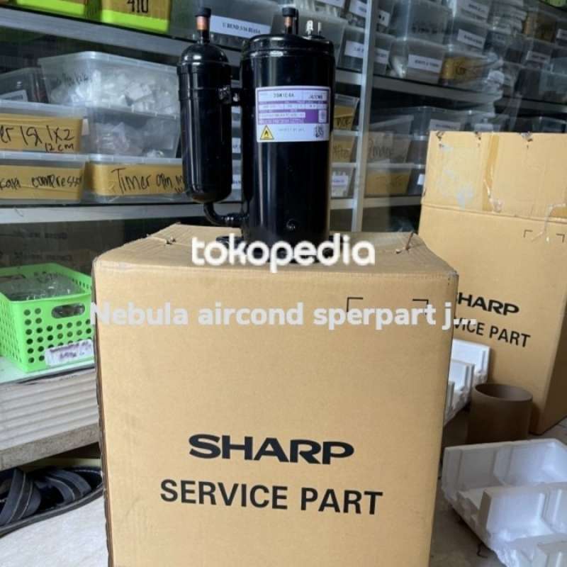 Promo Compressor ac sharp gree 1/2 PK model 39W1E4A R32 original parts ...