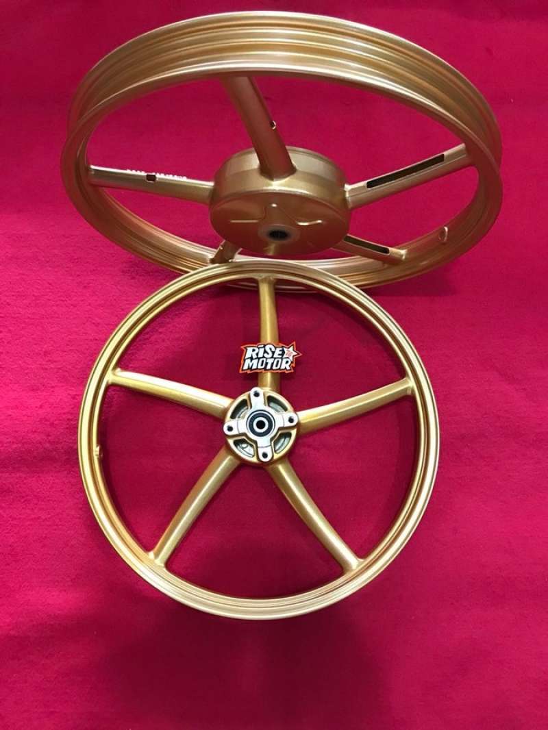 Promo Velg Rcb Racing Boy Mio Set 17 X 120 + 140 Gold Diskon 20% Di ...