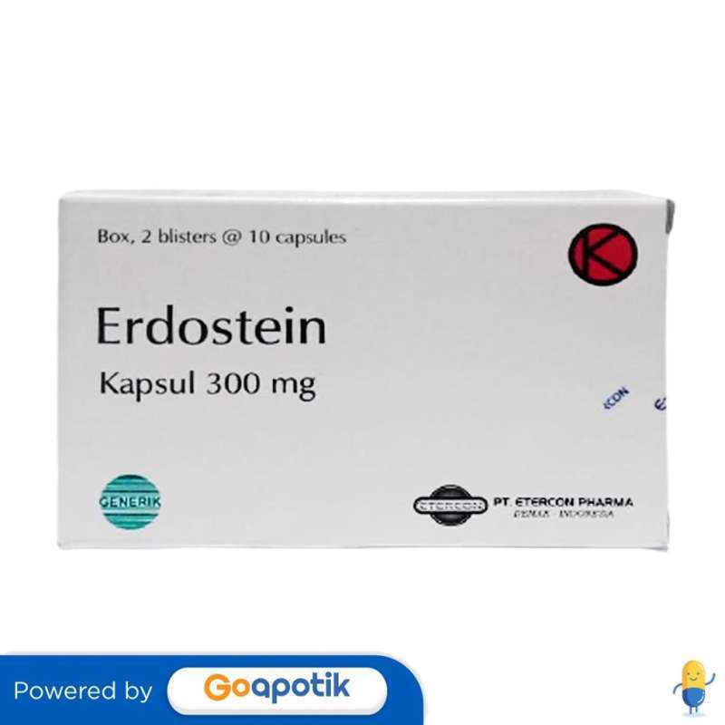 Jual ERDOSTEINE ETERCON 300 MG BOX 20 KAPSUL di Seller Apotek Pandu ...