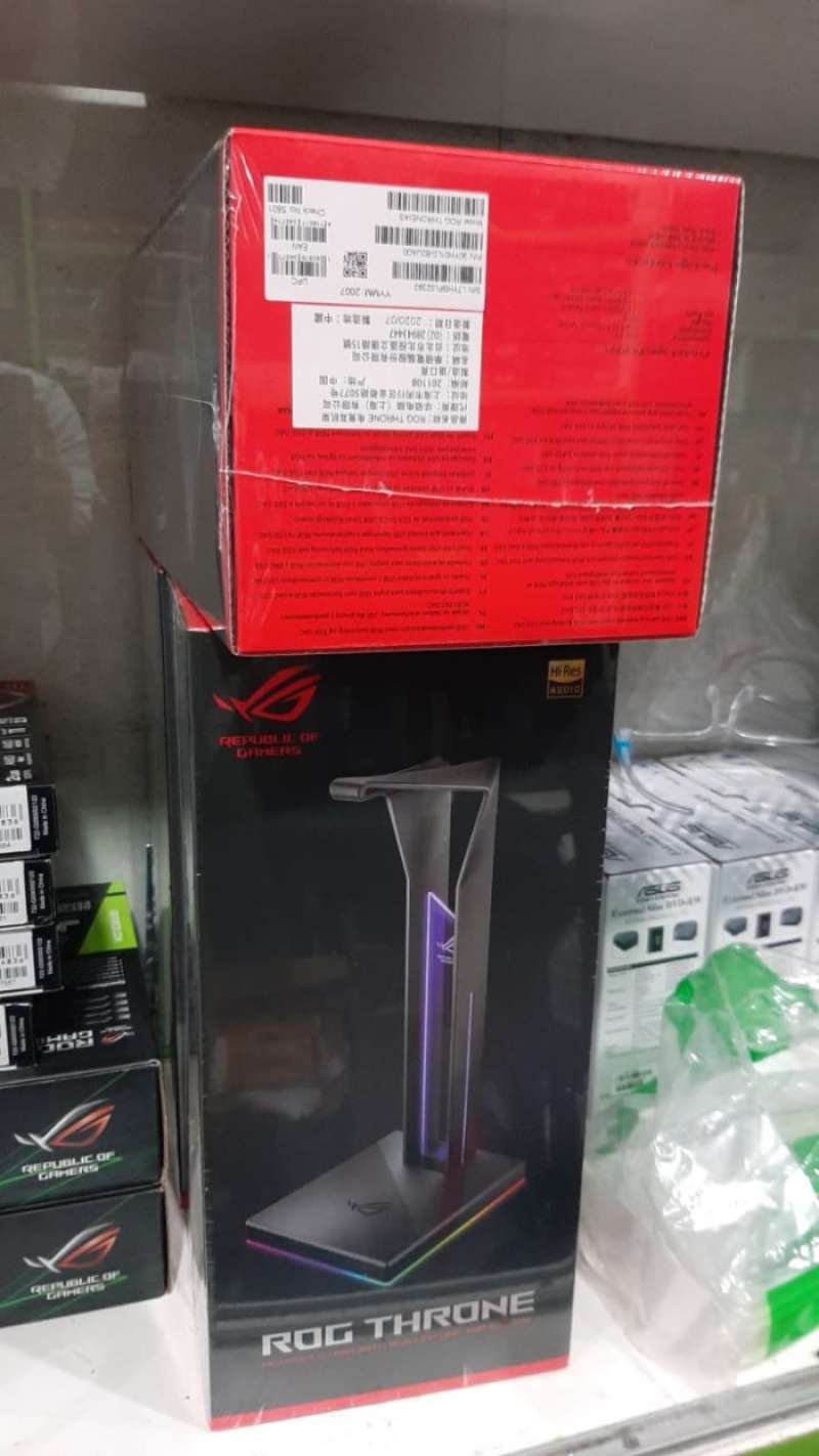 Jual Asus Rog Throne Rgb Gaming Headset / Headphone Stand Di Seller ...