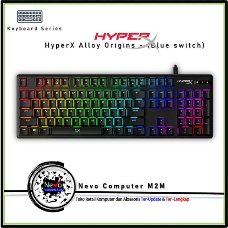 Jual Hyper X Alloy Origins Mechanical Gaming Keyboard - (blue Switch ...