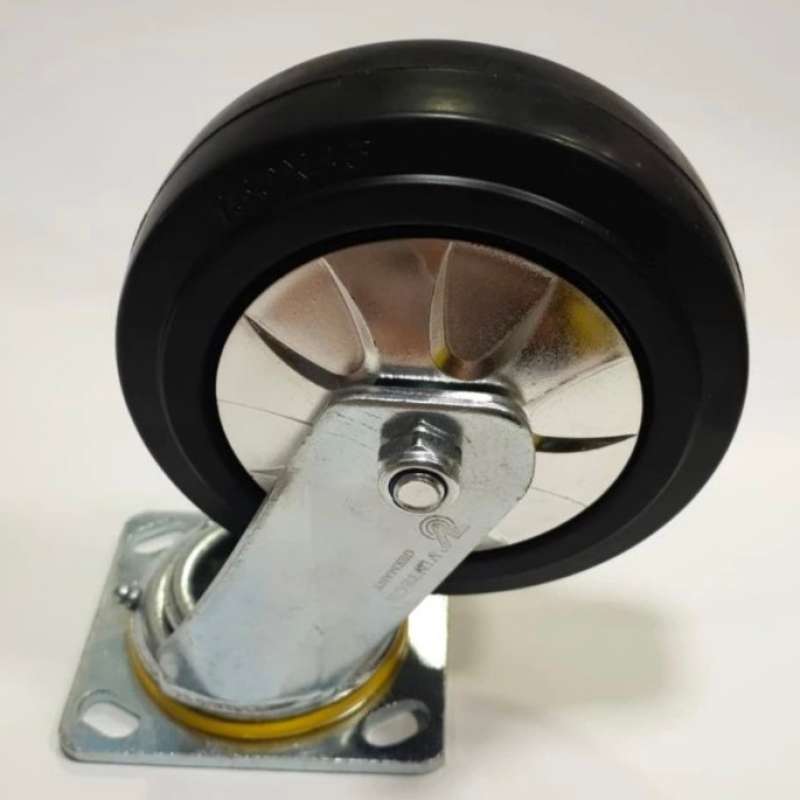 Promo Roda Karet Elastis Heavy Duty 6inch Hidup Diskon 23% Di Seller ...