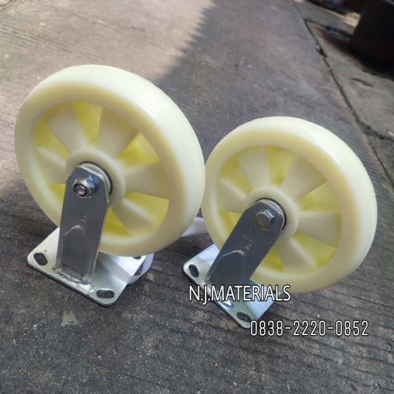 Promo Roda Troly Troli 4 Inch SAGENWERK Roda Nylon Hand truck Heavy ...