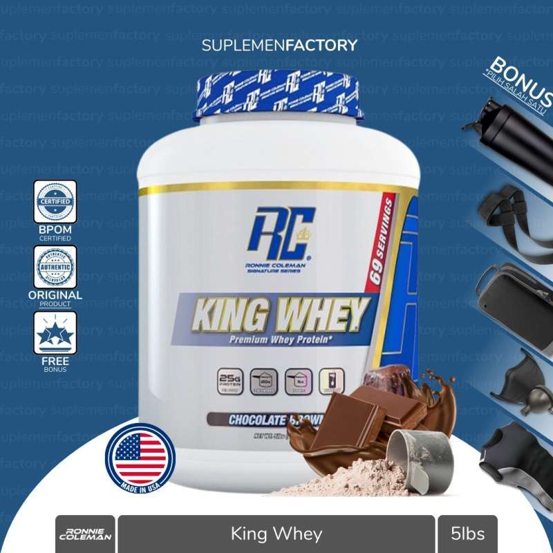Jual Ronnie Coleman Rc King Whey 5 Lbs Whey Protein Concentrate Isolate ...