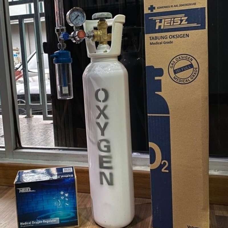Promo Ready Stock... Tabung / Botol Oksigen / Oxygen Regulator Set ...
