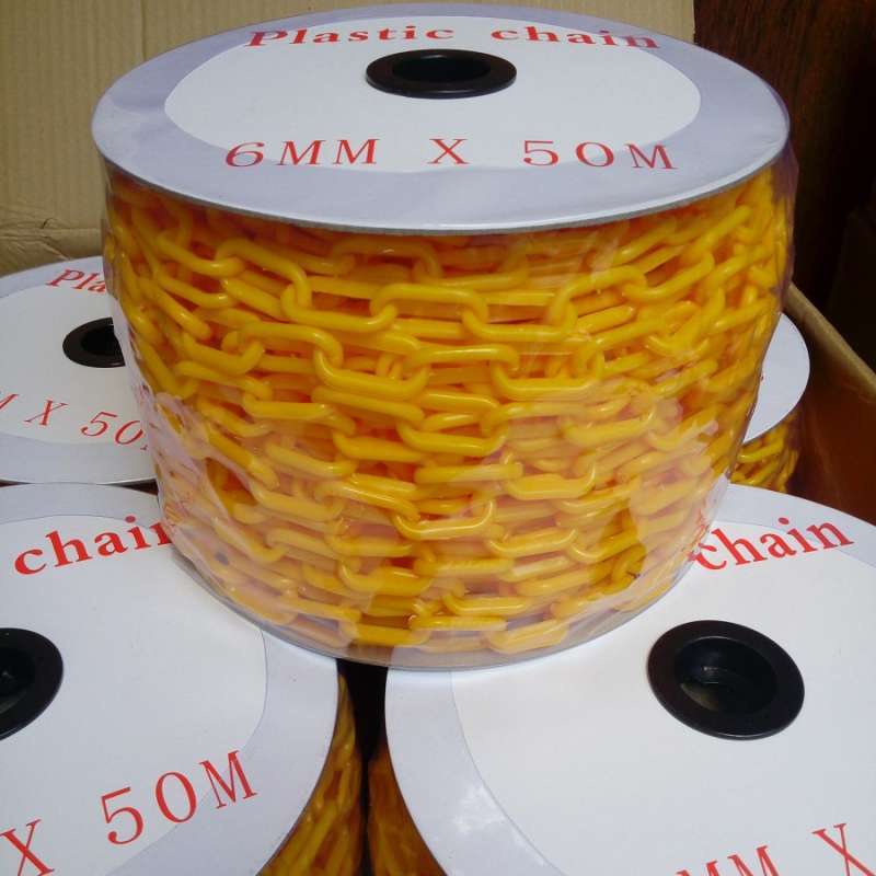 Jual Rantai Plastik 6 mm X 50 meter PVC Plastic Chain Penghubung ...