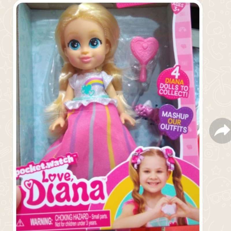 Jual Love Diana Doll Unicorn Princess Original Latoys Headstart ...