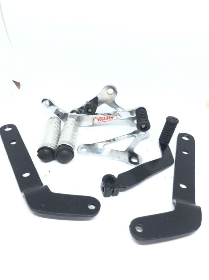 Promo Footstep Underbone Motor Vega New Chrome Besi Tebal 1 Set Pnp ...