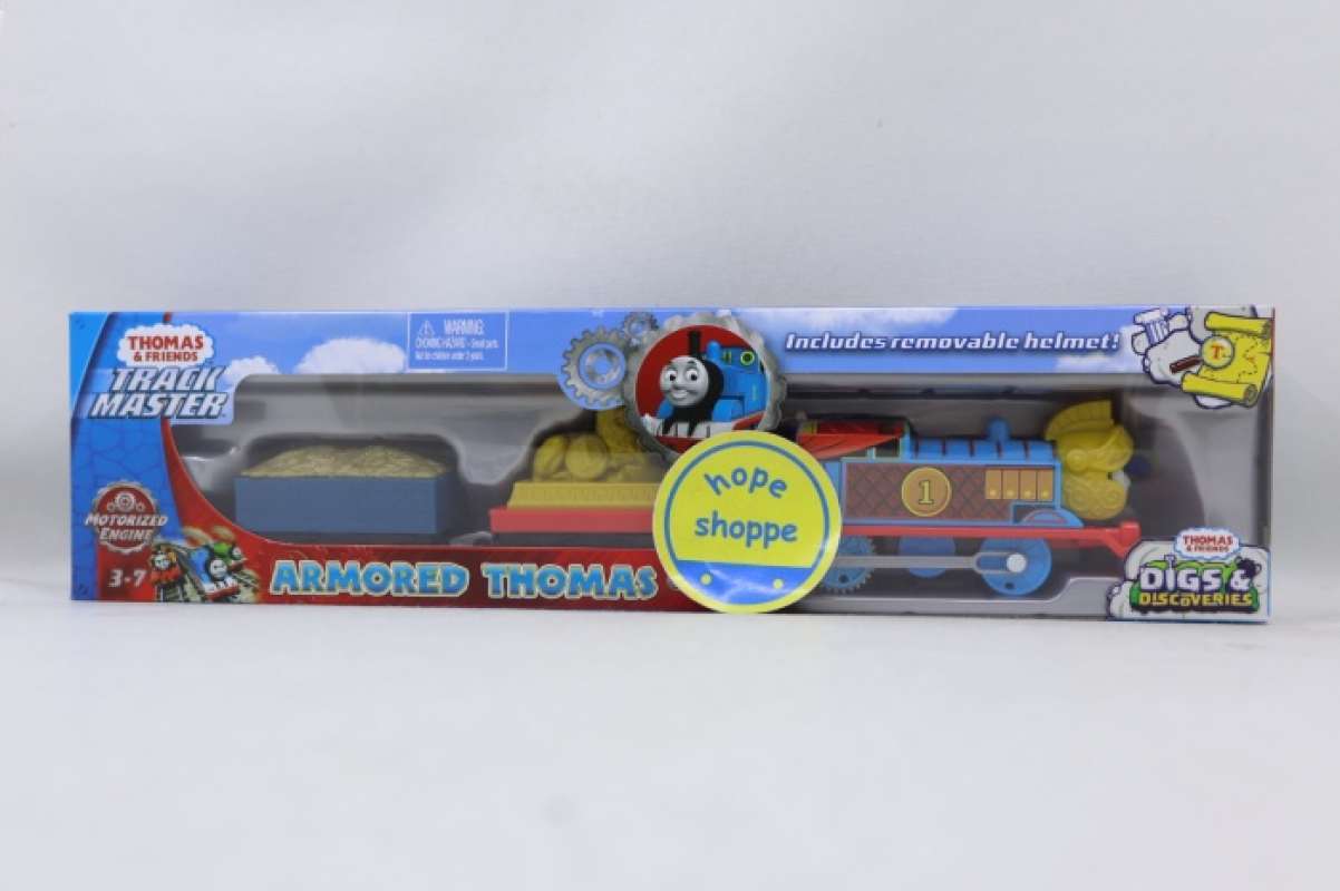 Promo Thomas and Friends Track Master Armored Thomas Motorized Action ...