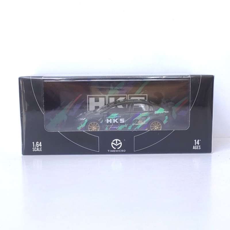 Promo Timemicro Time Micro Honda Civic FD2 HKS Diecast 64 Baru Not hotwheels Diskon 23% di ...