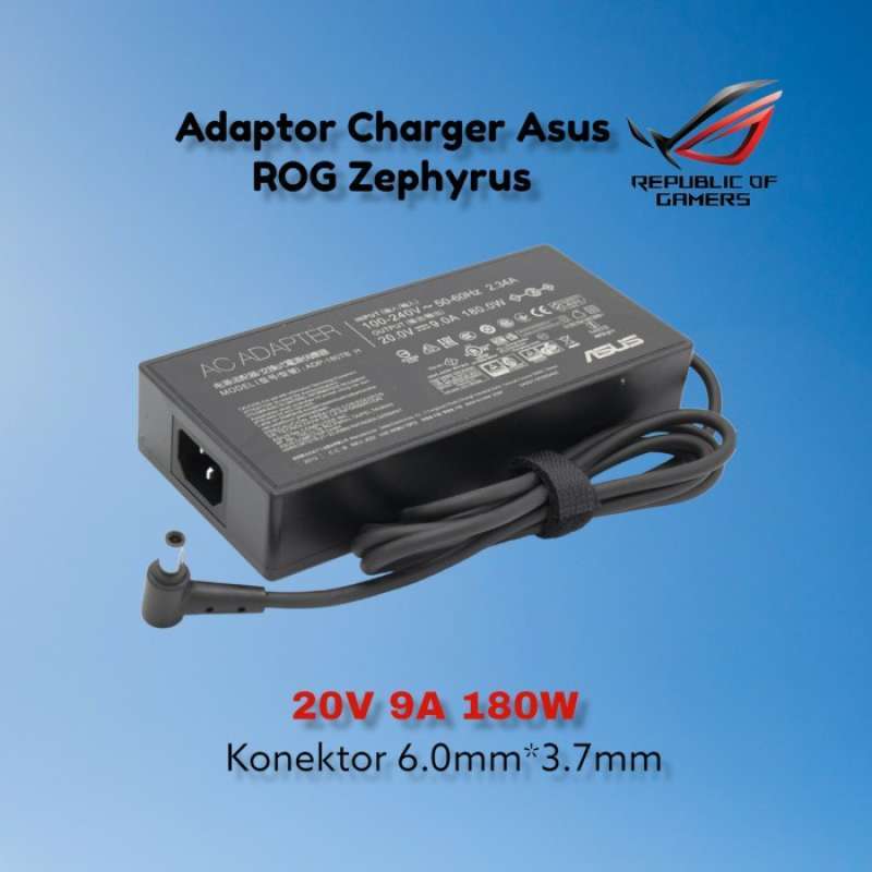 Promo Adaptor Charger Asus ROG Zephyrus G15 GA502IU Gaming 180W 20V 9A ...