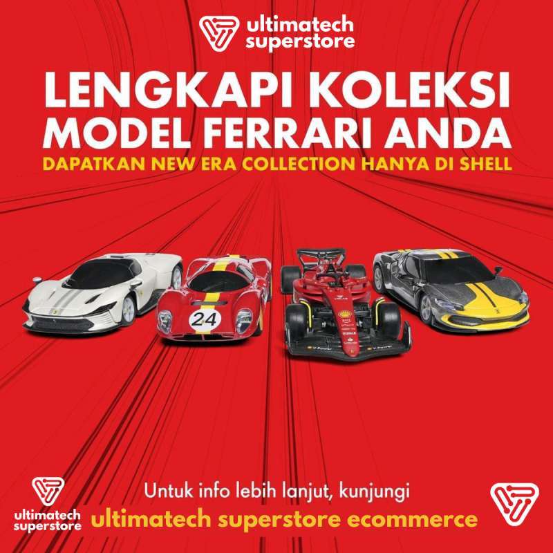 Promo Shell Ferrari New Era Ferrari Formula 1 F1-75 1:41 Diecast Terbaru Burago Diskon 67% Di ...