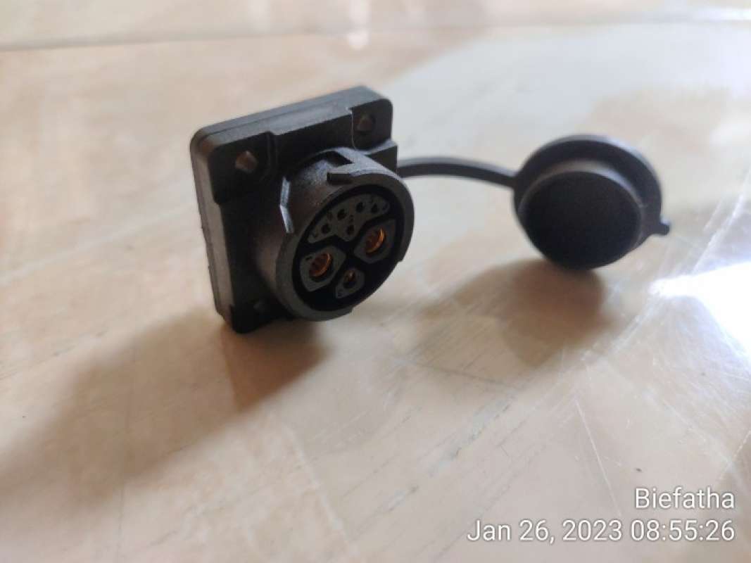 Jual Socket Connector Kabel Charger M23 Battery Viar, Gesit, Dll ...