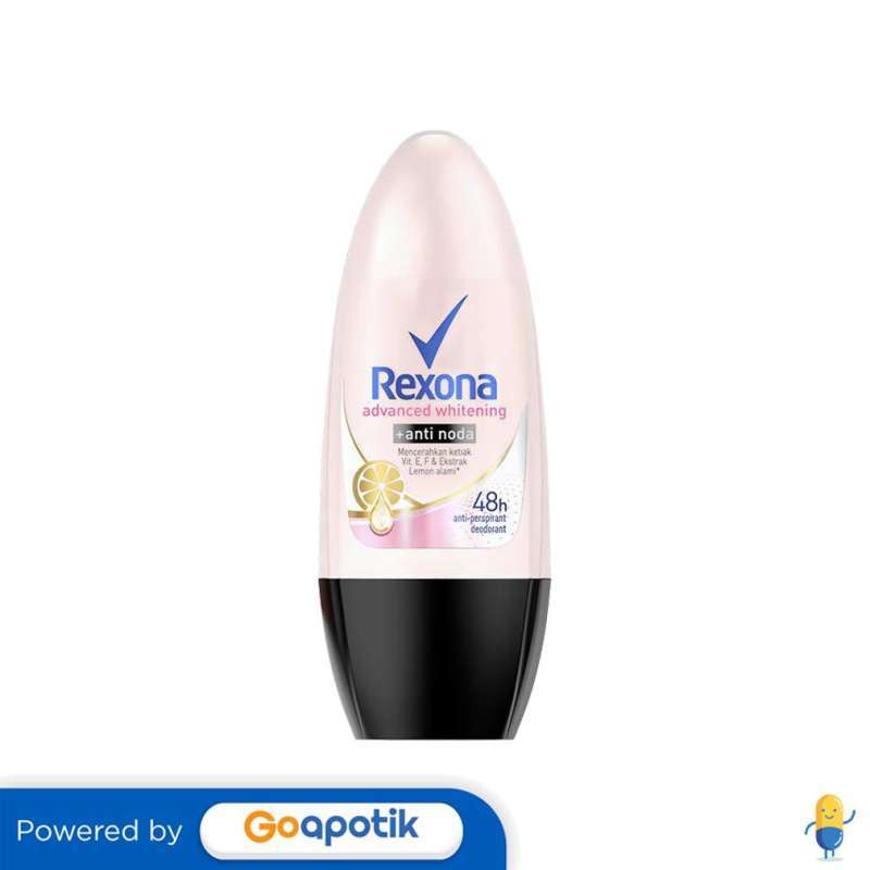 Jual REXONA WOMEN DEODORANT ROLL ON ADVANCED WHITENING+ANTI NODA 45 ML di Seller Apotek Abirama ...
