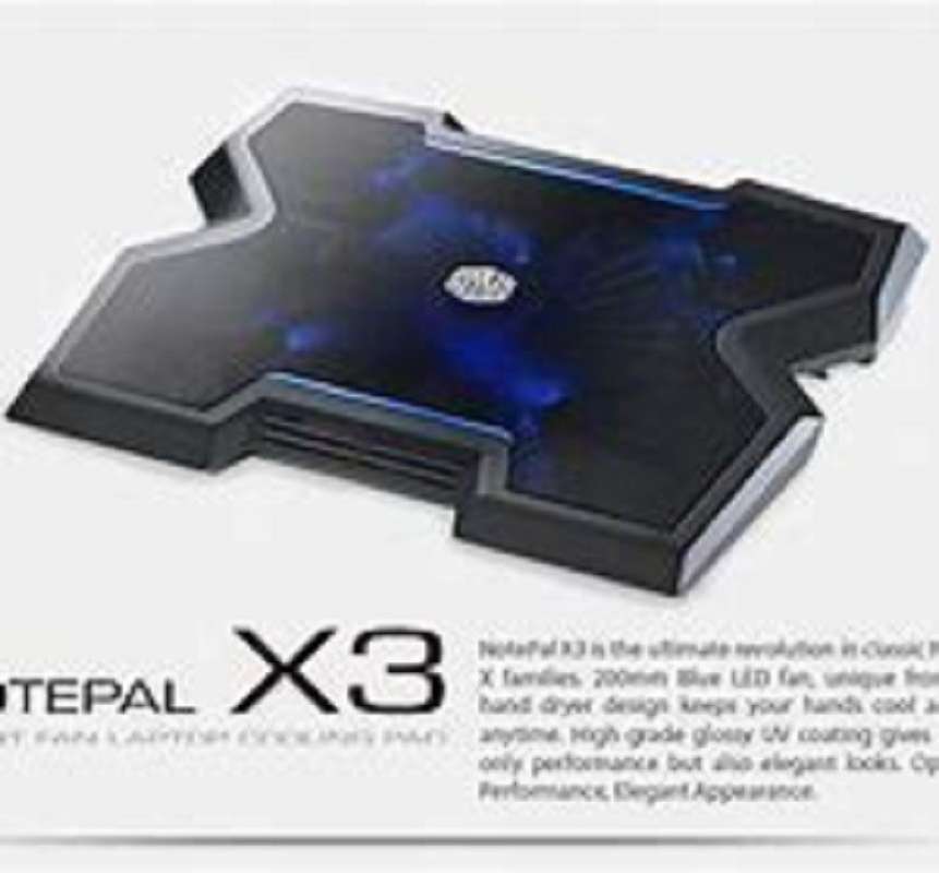 Promo Cooler Master Notepal X3 Cooler Pad/ Cooling Pad Fan Laptop 14 - 17 Diskon 23% di Seller ...