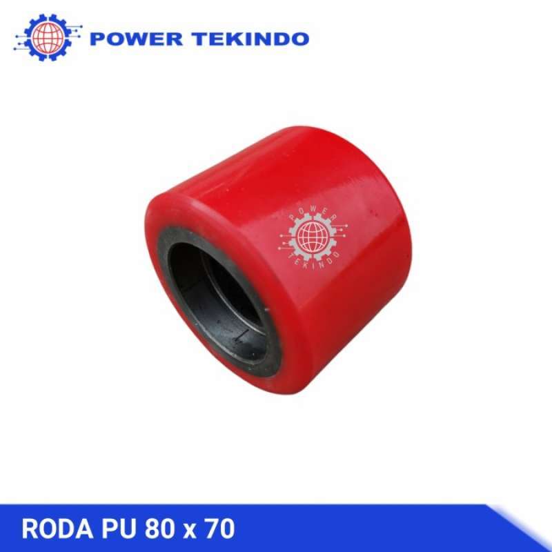 Promo AMW Roda PU Wheel 80 x 70 mm Roda Pallet Stacker Forklift ...