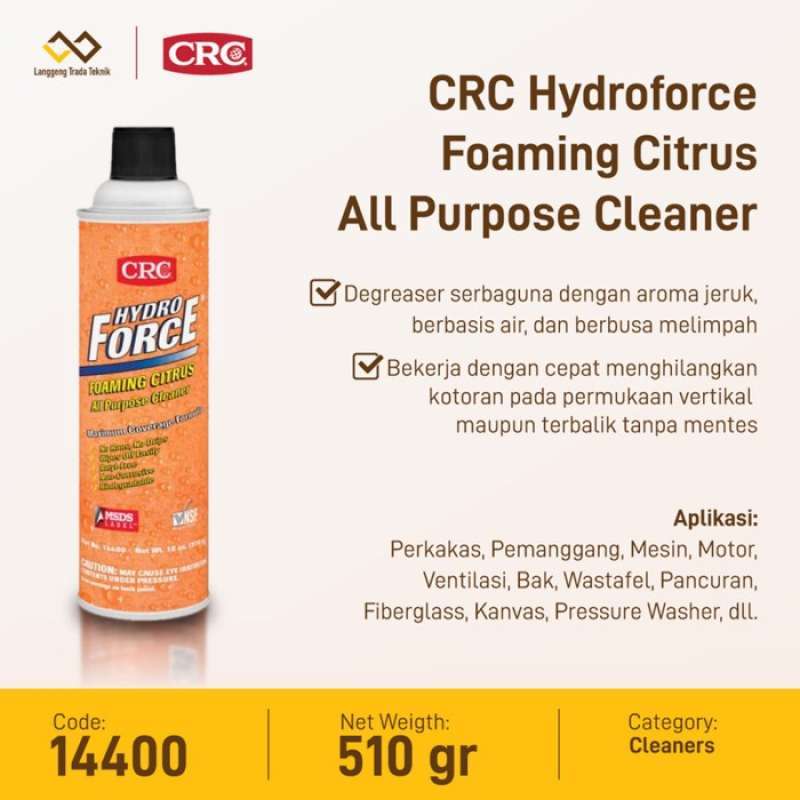 Promo CRC Hydroforce Foaming Citrus All Purpose Cleaner - 14400 Diskon 23% di Seller Meepo ...