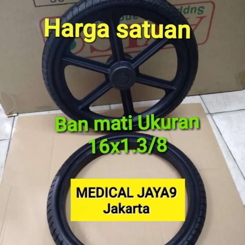Promo ban mati kursi Roda Ukuran 16x1.3/8 Sperpart Roda belakang 16 x 1 ...