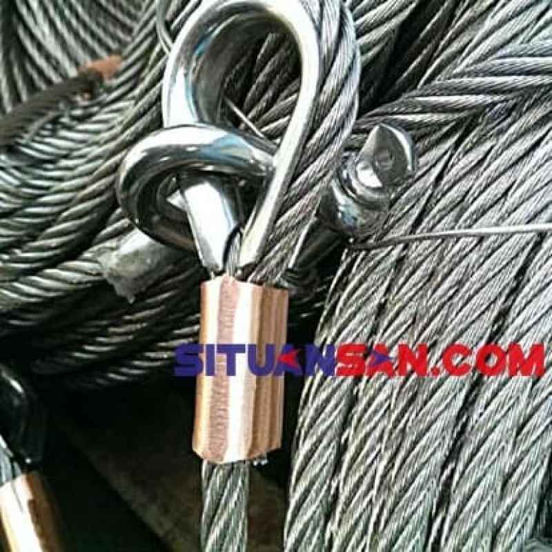 Promo Wire Rope Seling Dia 24 Mm 6x36 (ws) Iwrc Galvanis Sertifikat ...