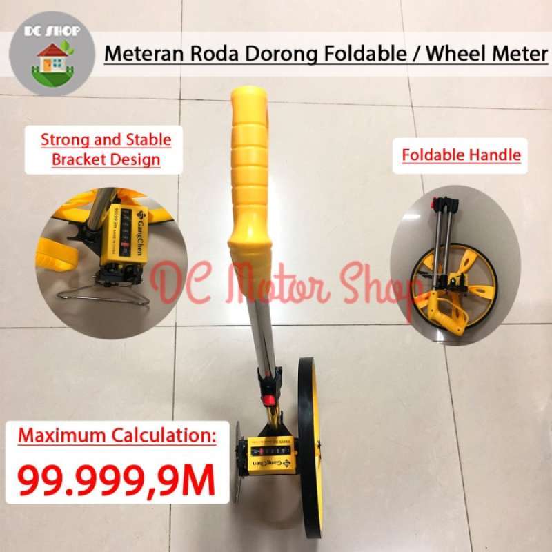 Promo Meteran Dorong Roda Foldable /measuring Wheel Meter/alat Uukur ...