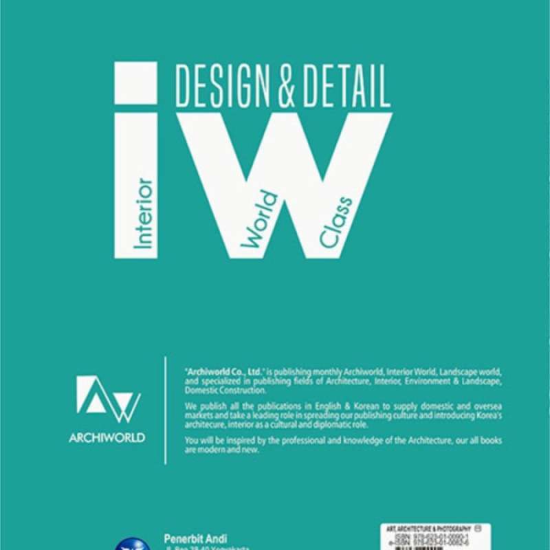 Promo Buku Design And Detail-Interior World Class Penulis: Archiworld ...