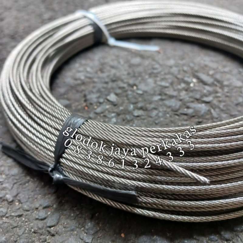 Promo Tali Kawat Kabel Sling Stenlis 10 Mm 5 Meter/sling Wire Rope ...