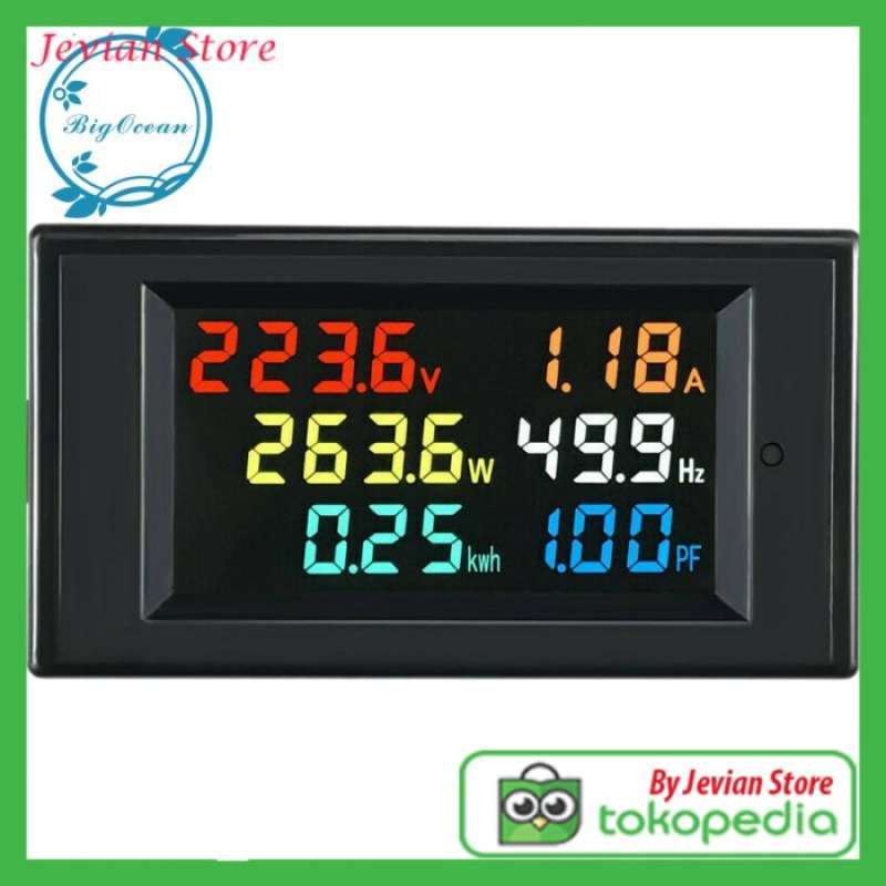 Promo [JV] 6 In 1 Ac Monitor D69-2058 Digital Voltage Dan Current Power ...