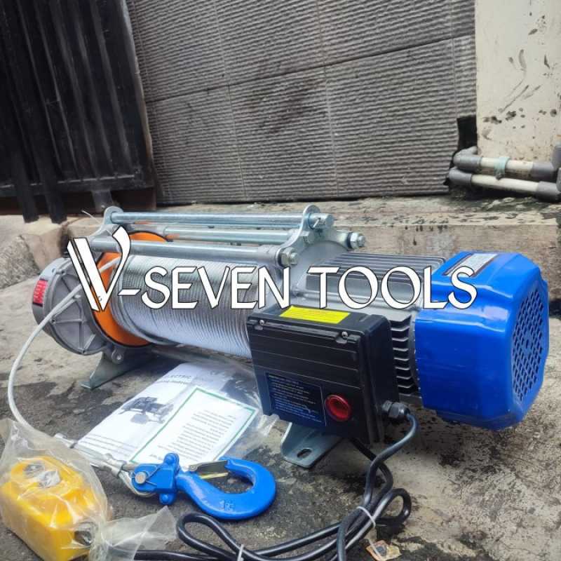 Promo Electrik winch hoist katrol listrik 1500 kg 100 meter Weka heavy ...