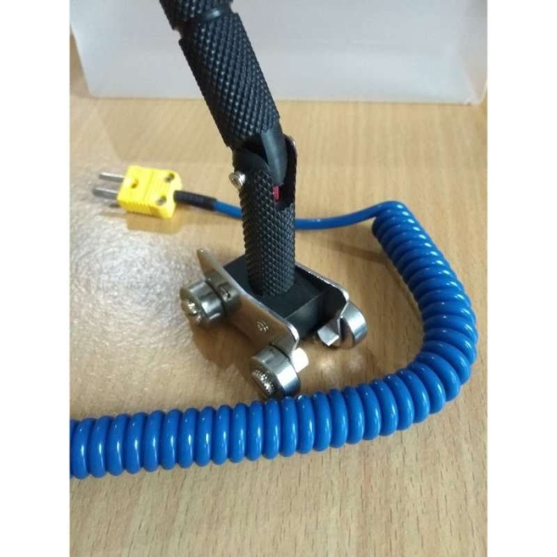 Jual Roller Surface Temperature Probe Type K Stainless Steel Wheel Di ...
