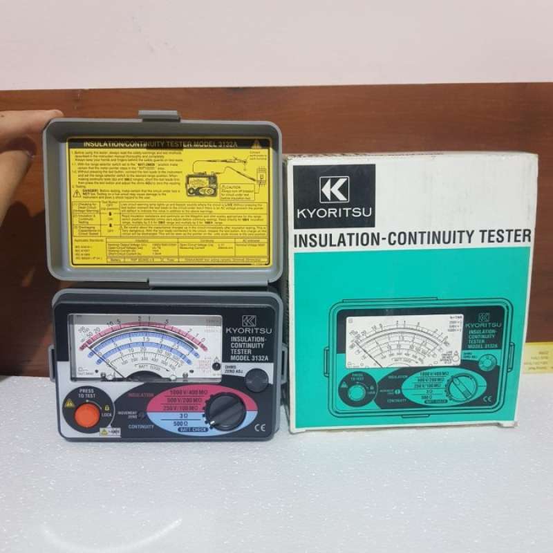 Promo Insulation Continuity Tester Kyoritsu 3132a /analog Tester Model ...