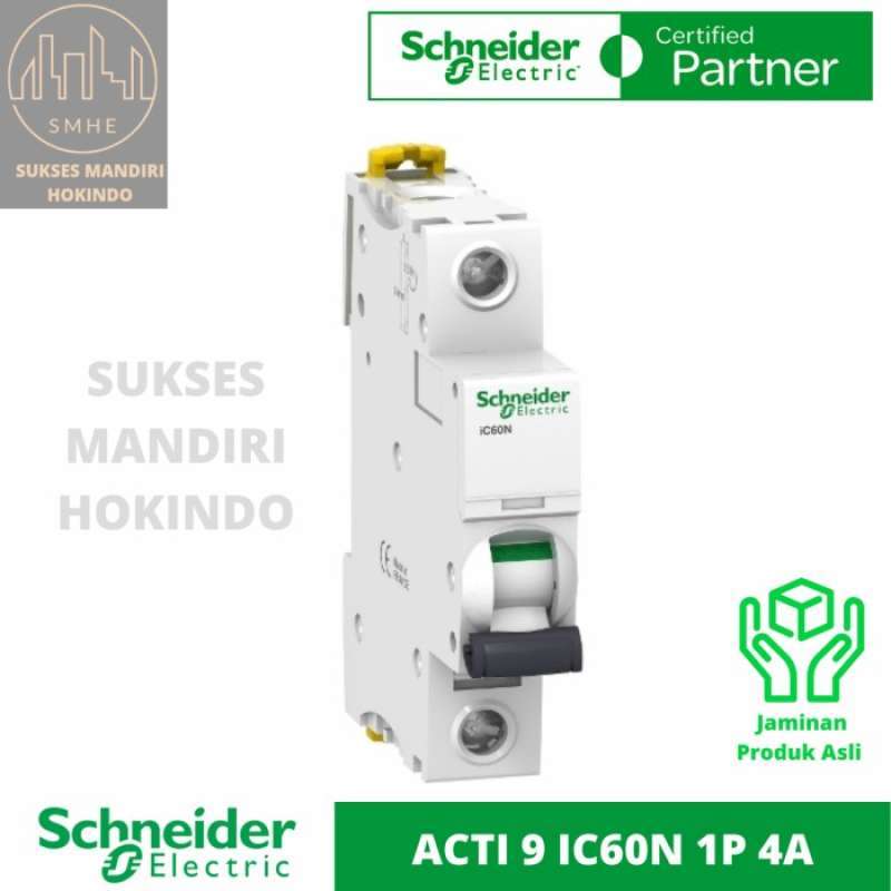 Promo MCB 1p 4a 1 Phase 4 Ampere SNI Schneider IC60N 1 Pas 4 Amper Diskon 23% di Seller Maslika ...