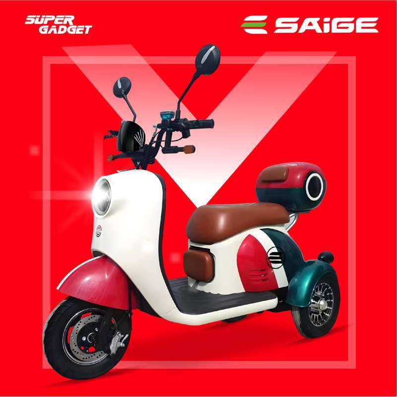 Jual Saige Aurora Motor Listrik Mopit Selis 48v 20ah Garansi Resmi Di ...