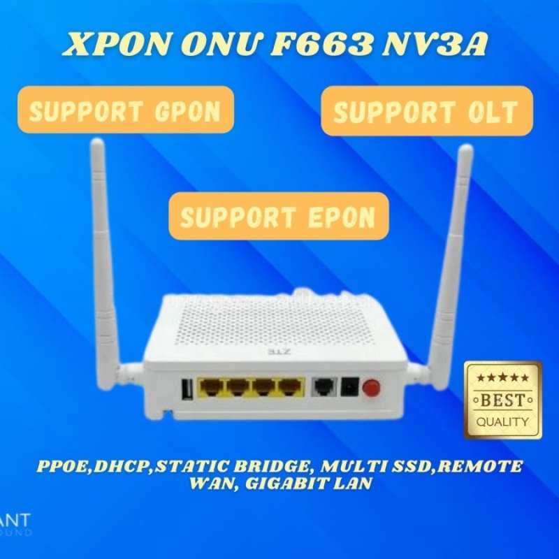 Promo Onu Xpon F663nv3a Ont Gpon Epon Wifi Modem Support Olt Gpon & Epon Diskon 23% Di Seller ...