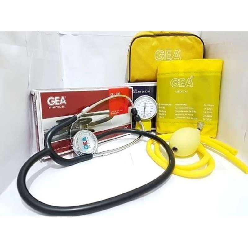 Promo Tensi Tensimeter Manual Alat Ukur Tekanan Darah Dan Stetoskop Gea ...