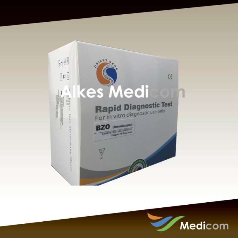 Promo Rapid Test Orient Gene Drug Bzo Benzodiazepines Strip Isi 50 ...