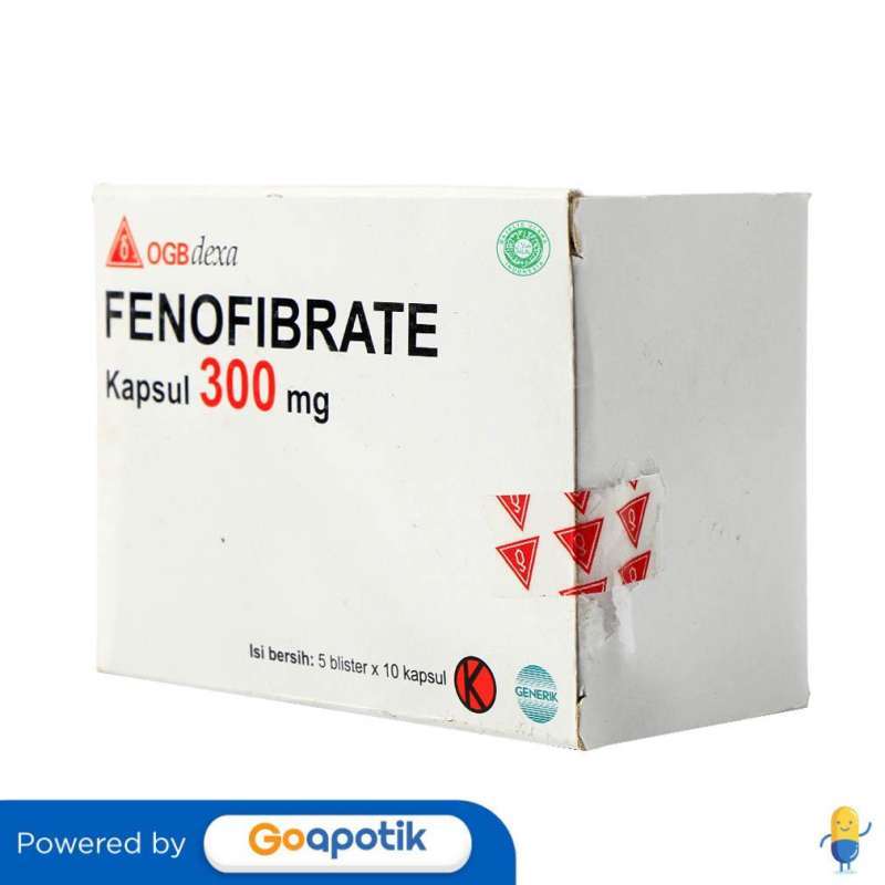 Jual FENOFIBRATE OGB DEXA MEDICA 300 MG BOX 50 KAPSUL di Seller Apotek ...