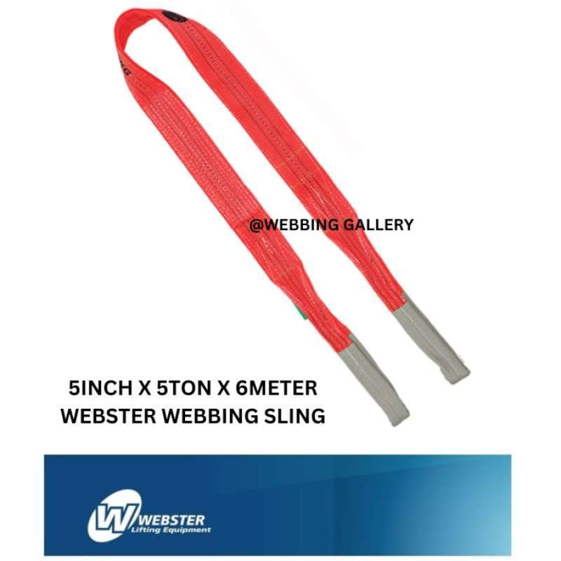 Promo Webster Webbing Sling 5 X 5 Ton X 6 Meter Diskon 23% Di Seller ...